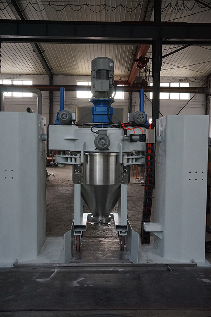 Vacuum Pneumatic Electrostatic Powder Container Mixer With Water ...